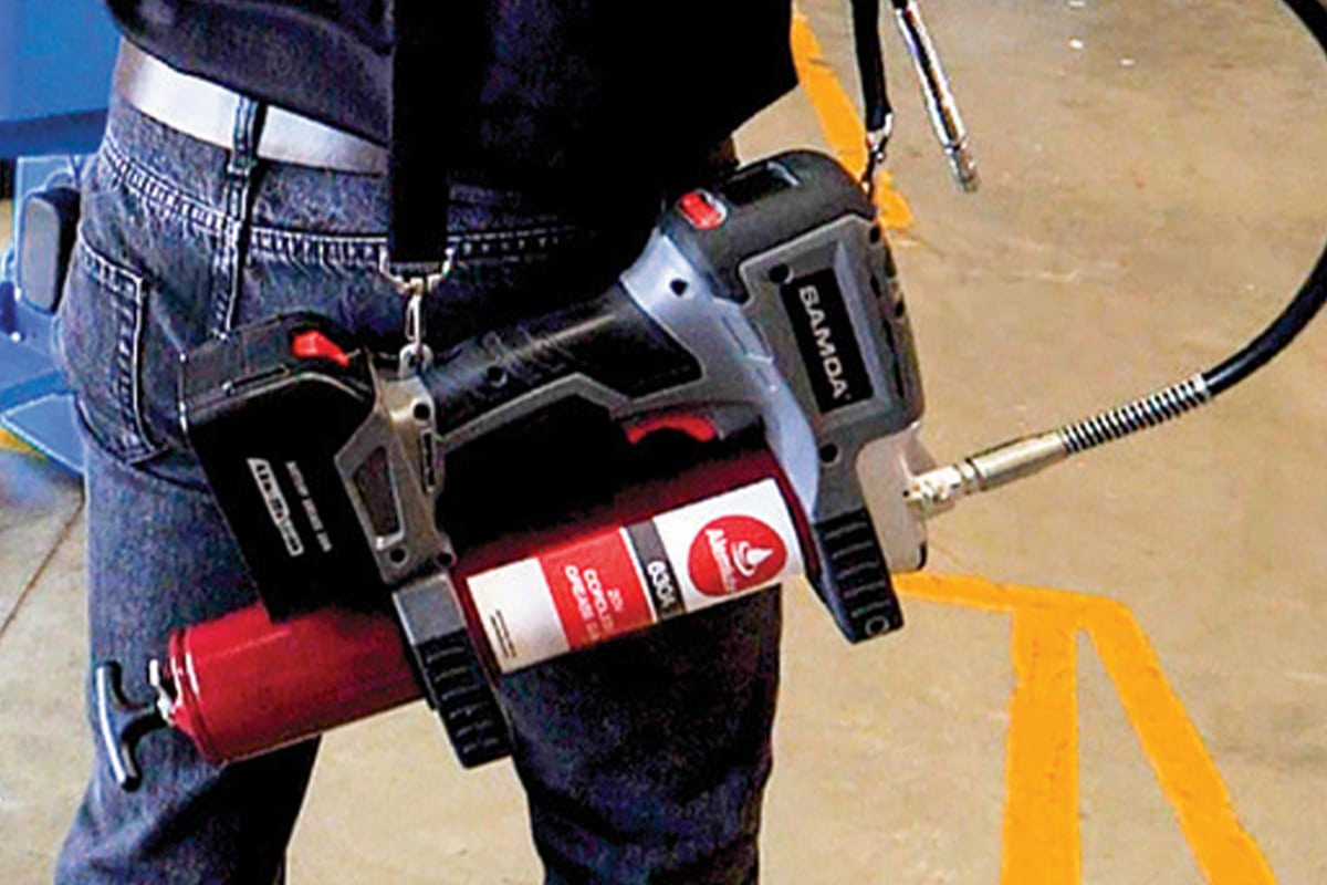 Alemlube’s new 630A 20V Lithium-ion Cordless Grease Gun