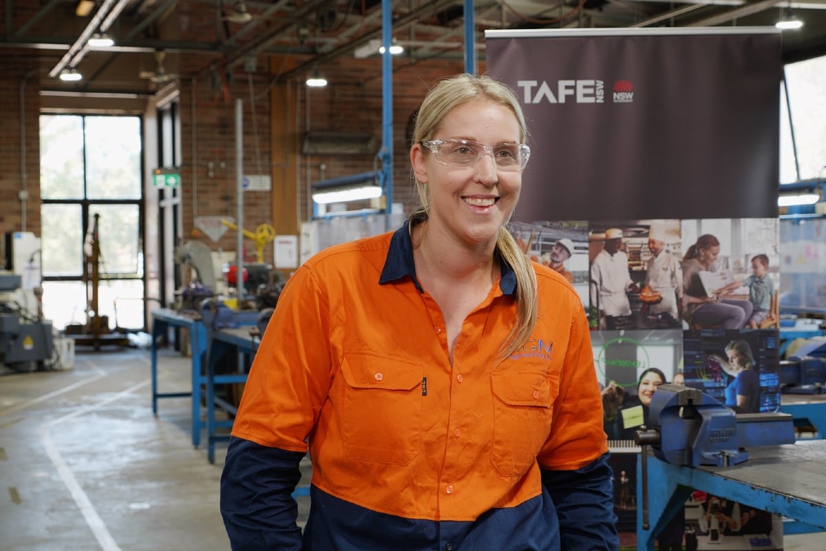 TAFE NSW's Elyse Stindl takes her turn as turner - The Tradie Magazine